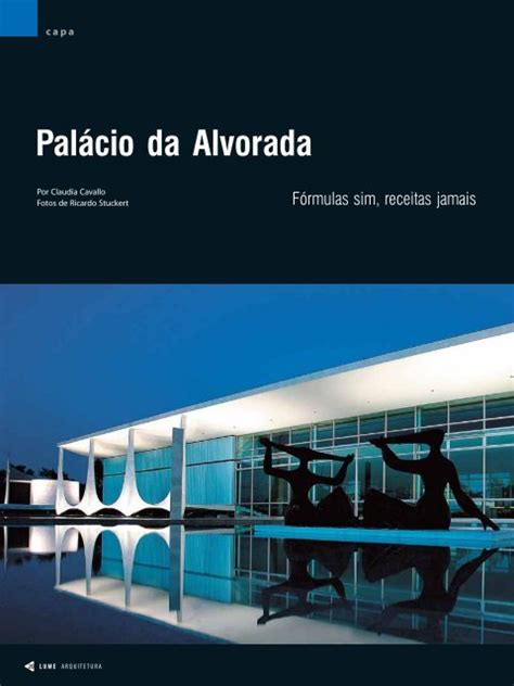 PalÃcio da Alvorada Lume Arquitetura