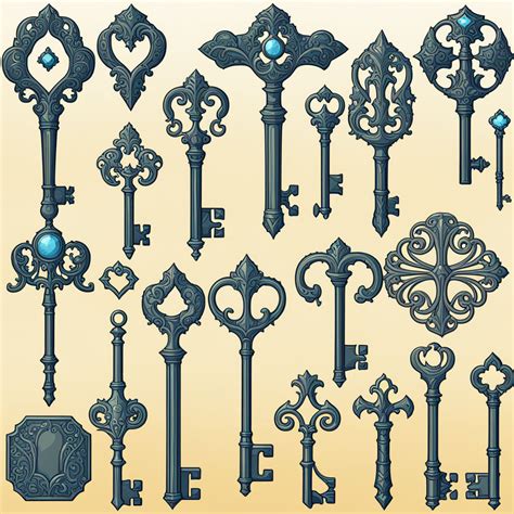 Unlock The Doors To A Magical World With This Sprite Sheet C By AI