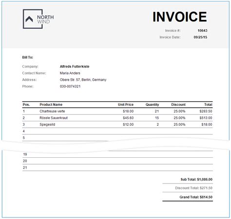 text invoice invoice template
