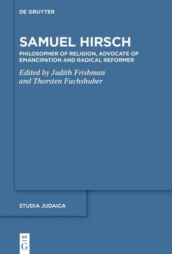 Samuel Hirsch A Book By No Contributor And Thorsten Fuchshuber
