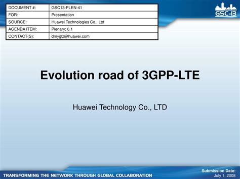 PPT Evolution Road Of GPP LTE PowerPoint Presentation Free Download ID