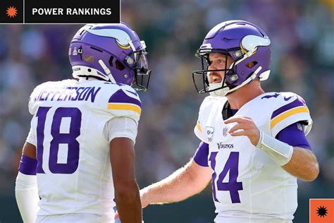 Nfl Power Rankings Week 5 Believing In The Vikings And Rookie Check In