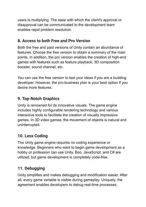 Ppt Why Choose Unity 3d For Your Next Game Development Project