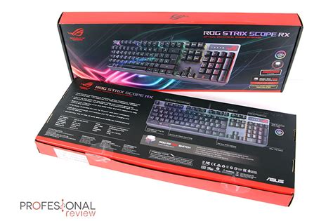 Asus Rog Strix Scope Rx Review En Español Análisis Completo