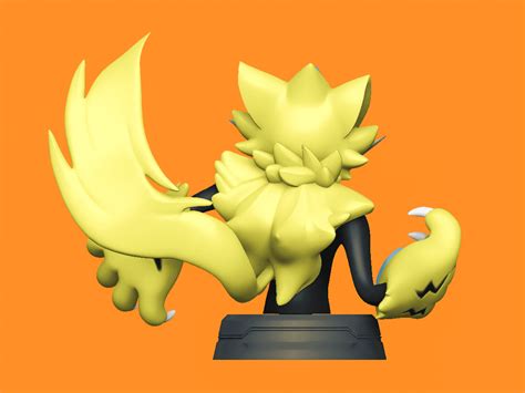 Zeraora Figure Free 3d Print Model 3d Model By 3dcollectionta On