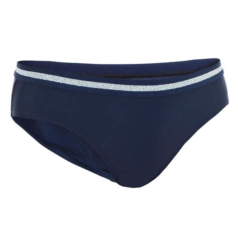Girls Bikini Bottoms Vega Navy Decathlon Ksa
