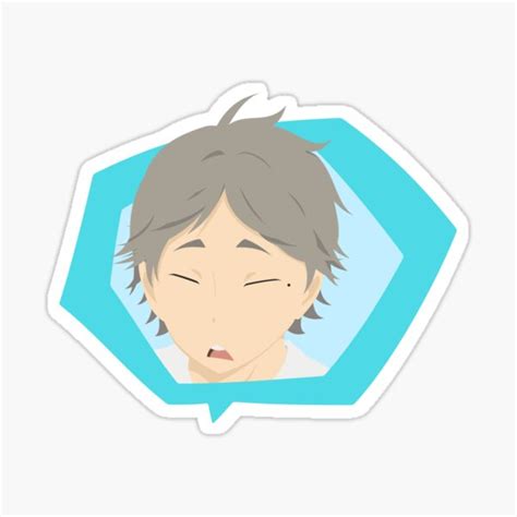 Koushi Sugawara Vector Haikyuu Sticker For Sale By Ncoll36 Redbubble