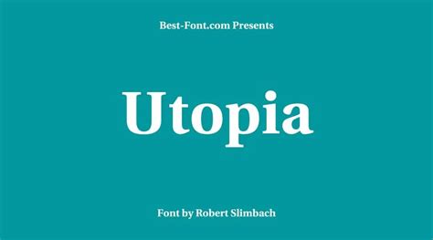 Utopia Font Free Download
