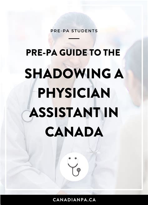 Shadowing A Pa In Canada — Canadian Pa