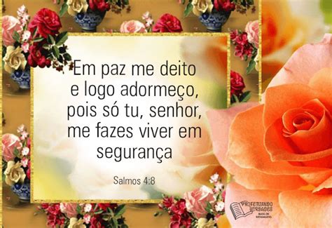 Em paz me deito e logo adormeço