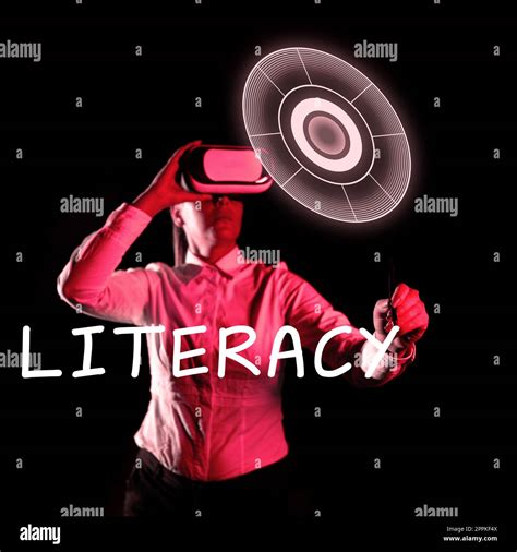 Conceptual Display Literacy Business Showcase Ability To Read And