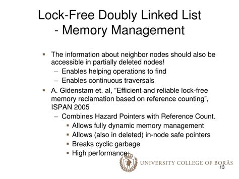 Ppt Practical And Lock Free Doubly Linked Lists Powerpoint