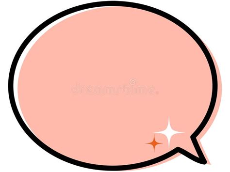 Simple Comic Speech Bubble Speech Bubble Circle Stock Illustration Illustration Of Simple