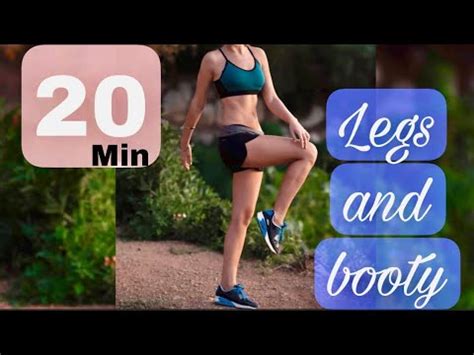 Min Legs Booty Workout With Weights Band Youtube