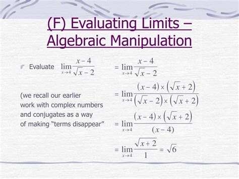 PPT A Determining Limits Using Limit Laws And Algebra PowerPoint Presentation ID