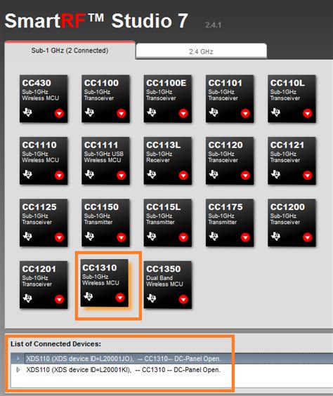 SimpleLink Sub 1 GHz Wireless Microcontroller Use SmartRF To Try Radio Configs Element14