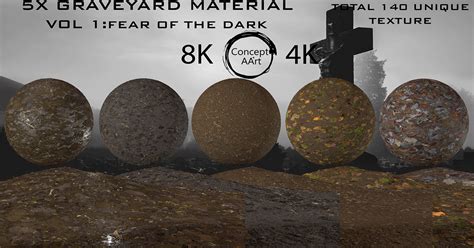Graveyard Vol1fear Of The Dark 2d Textures And Materials Unity Asset Store