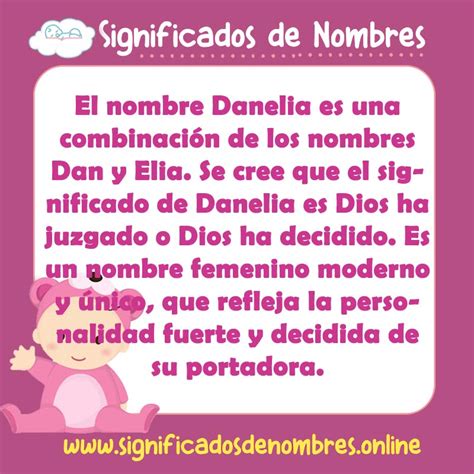 Significado De Danelia 【 Apodos Origen Y MÁs