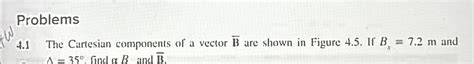 Solved Problems41 ﻿the Cartesian Components Of A Vector