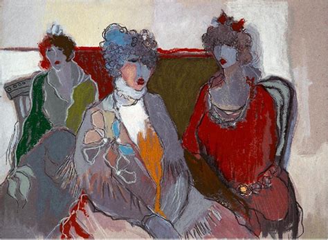 At Auction Itzchak Tarkay ITZCHAK TARKAY THE ARISTOCRATS LITHOGRAPH SIGNED AND NUMBERED AP