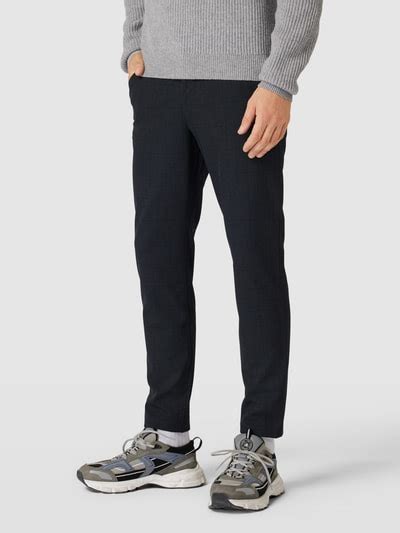 SELECTED HOMME Slim Fit Chino Mit Glencheck Muster Modell ROBERT