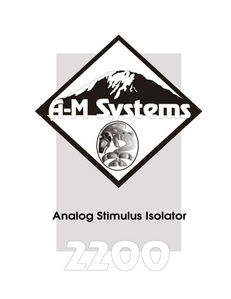 Analog Stimulus Isolator