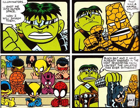 Mini Marvel Comic Page