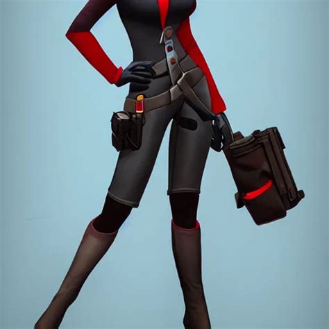 Female Tf2 Scout Fan Art