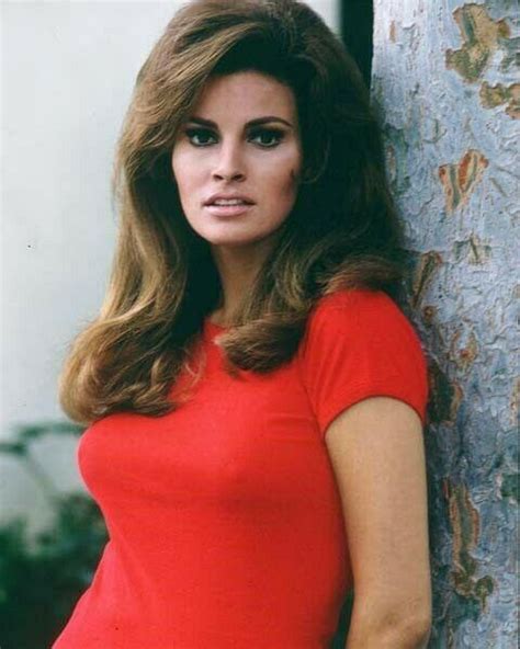 Raquel Welch Wears Clinging Red T Shirt Classic 1967 Pose 24x36 Poster