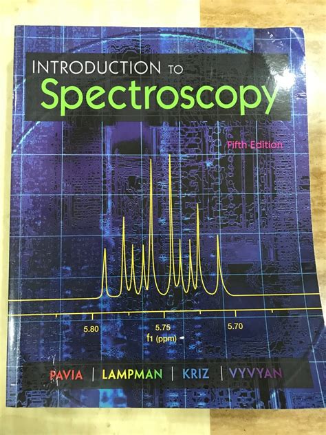 Chemistry Introduction To Spectroscopy Hobbies And Toys Books