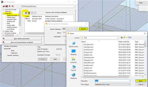 How To Connect Section Database Saved In Arbitrary Folder To Project In