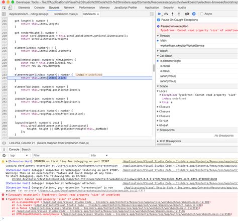 Can Not Read Property Size Of Undefined · Issue 48652 · Microsoftvscode · Github