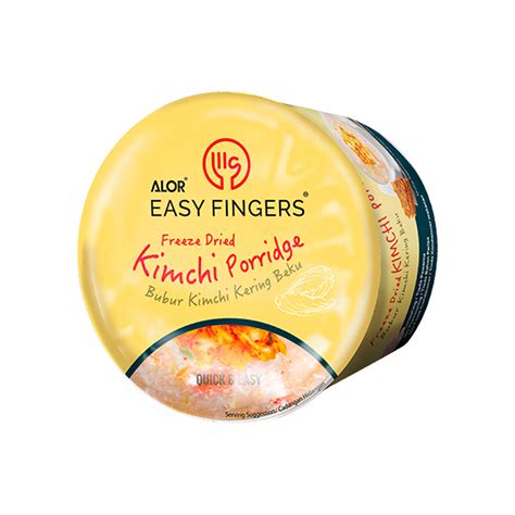 Alor Easy Fingers Freeze Dried Kimchi Porridge 30g Shopee Malaysia