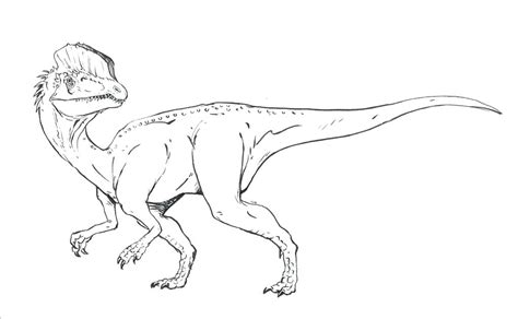 Jurassic World Raptor Coloring Pages At Free