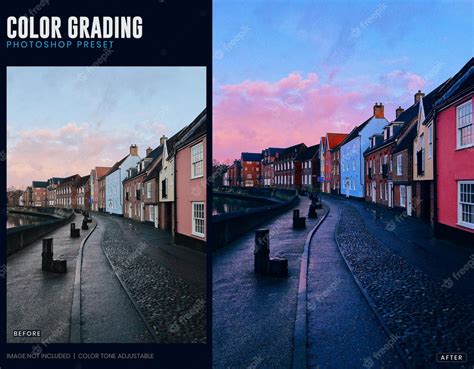 Premium Psd Color Grading Preset Photoshop Retouch Effect