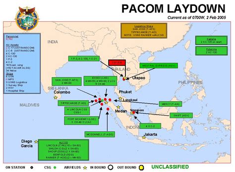 Operation Unified Assistance Maps