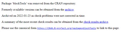 How To Install A Cran Package That Has Been Archived Dabbling With Data