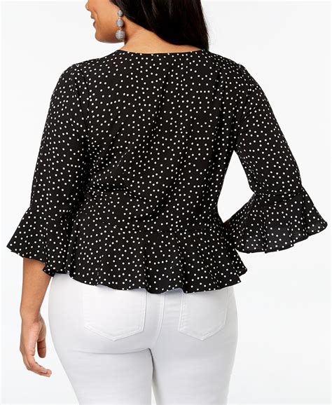 Planet Gold Trendy Plus Size Ruffled Blouse Macys