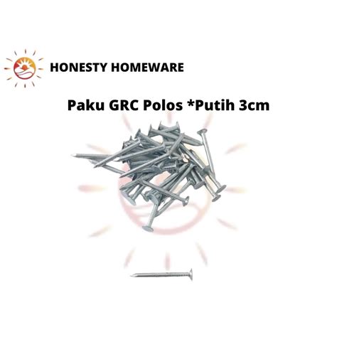 Jual Paku Grc Polos Putih 3cm400g Shopee Indonesia