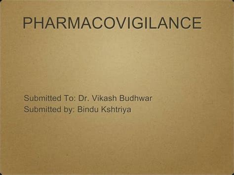 Good Pharmacovigilance Practices Pptx Pharmaceutical Industry