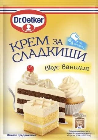 Продукти - кремове за торти