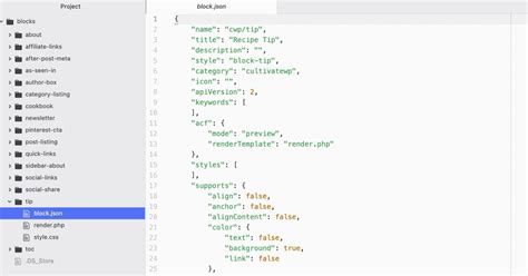 Создание Acf блоков при помощи Blockjson