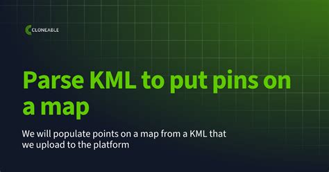parse kml to put pins on a map cloneable documentation