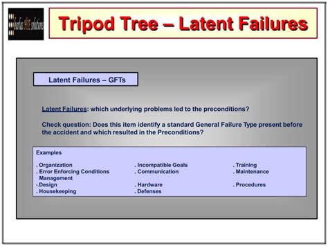 1 Tripod Beta Analysis Incident Reporting And Investigation Techniques Pptx
