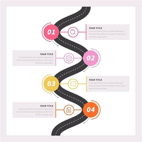 Free Vector Flat Roadmap Infographic Template Roadmap Infographic