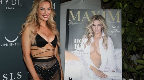 Paige Spiranac Celebrates Being Named Maxim Magazines Worlds Sexiest