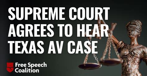 Statement On The Supreme Courts Decision To Hear Fsc V Paxton — Free