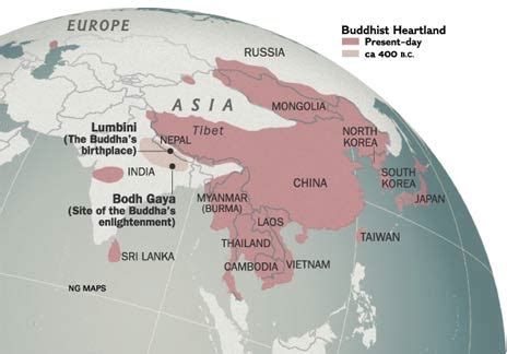 Where Is Buddhism Located Famous Buddhist