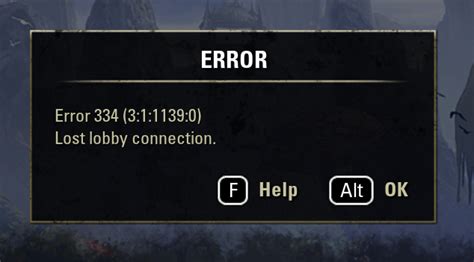 Constant Lost Server Connection And Other Errors Elder Scrolls Online