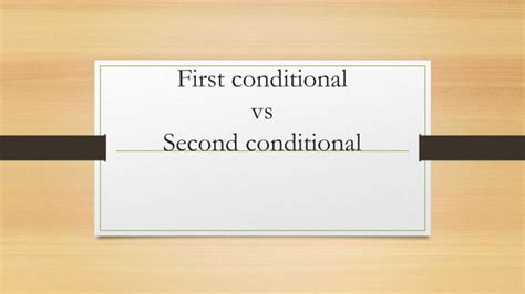 Conditional Vs PPT